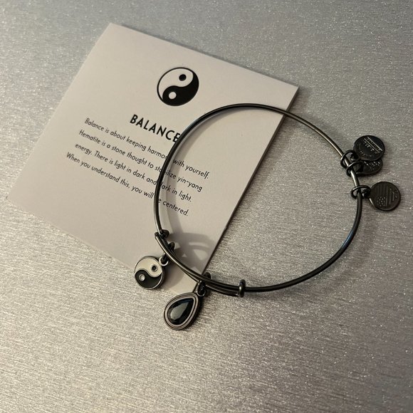 Alex and Ani | Jewelry | Alex And Ani Balance Ying Yang Gem Duo | Poshmark